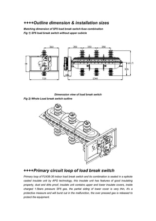 RLS type indoor SF6 load break switch(Disconnector) | PDF