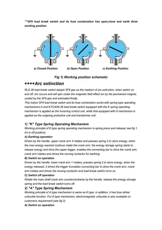 RLS type indoor SF6 load break switch(Disconnector) | PDF