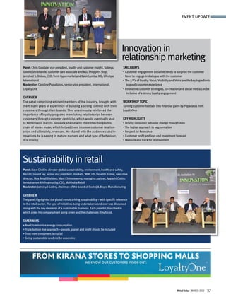 March Issue of Retail Today highlighting LoyaltyOne's participation in ...