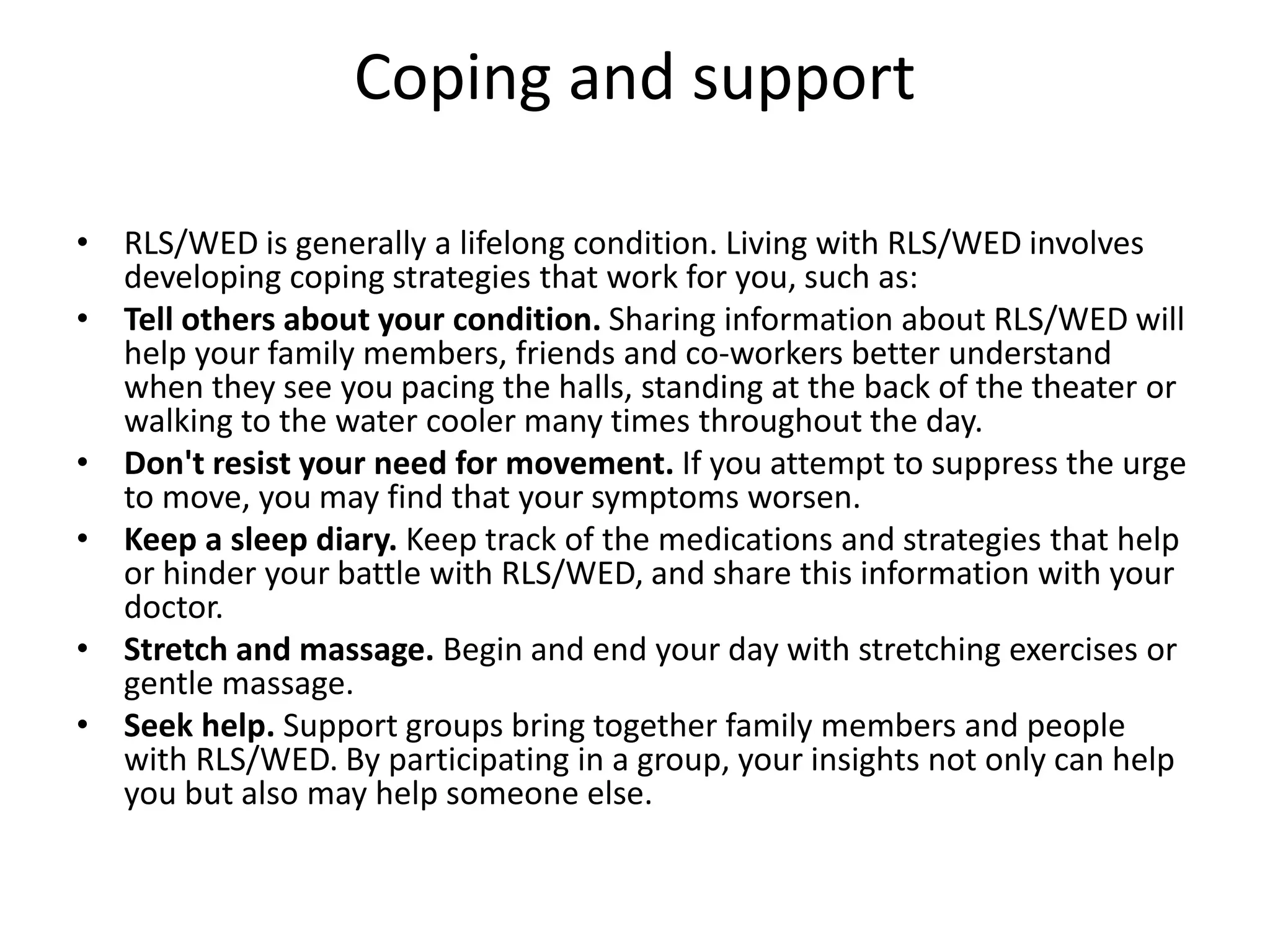 Restless leg syndrome | PPTX