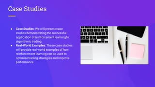 Reinforcement Learning for Algorithmic Trading | PDF