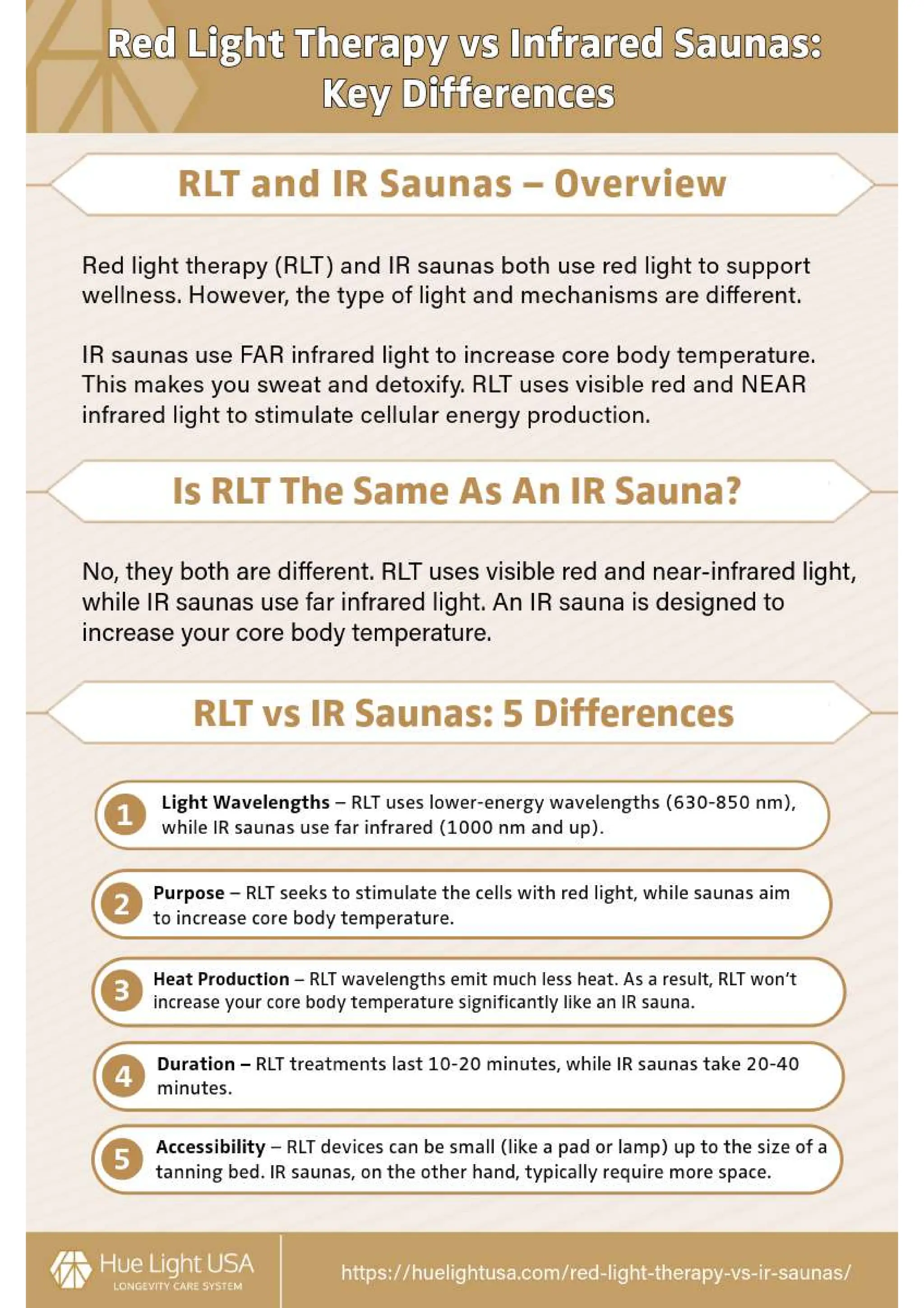 Red Light Therapy vs Infrared Saunas: 5 Top Differences | PDF