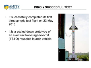 REUSABLE LAUNCH VEHICLE | PPTX