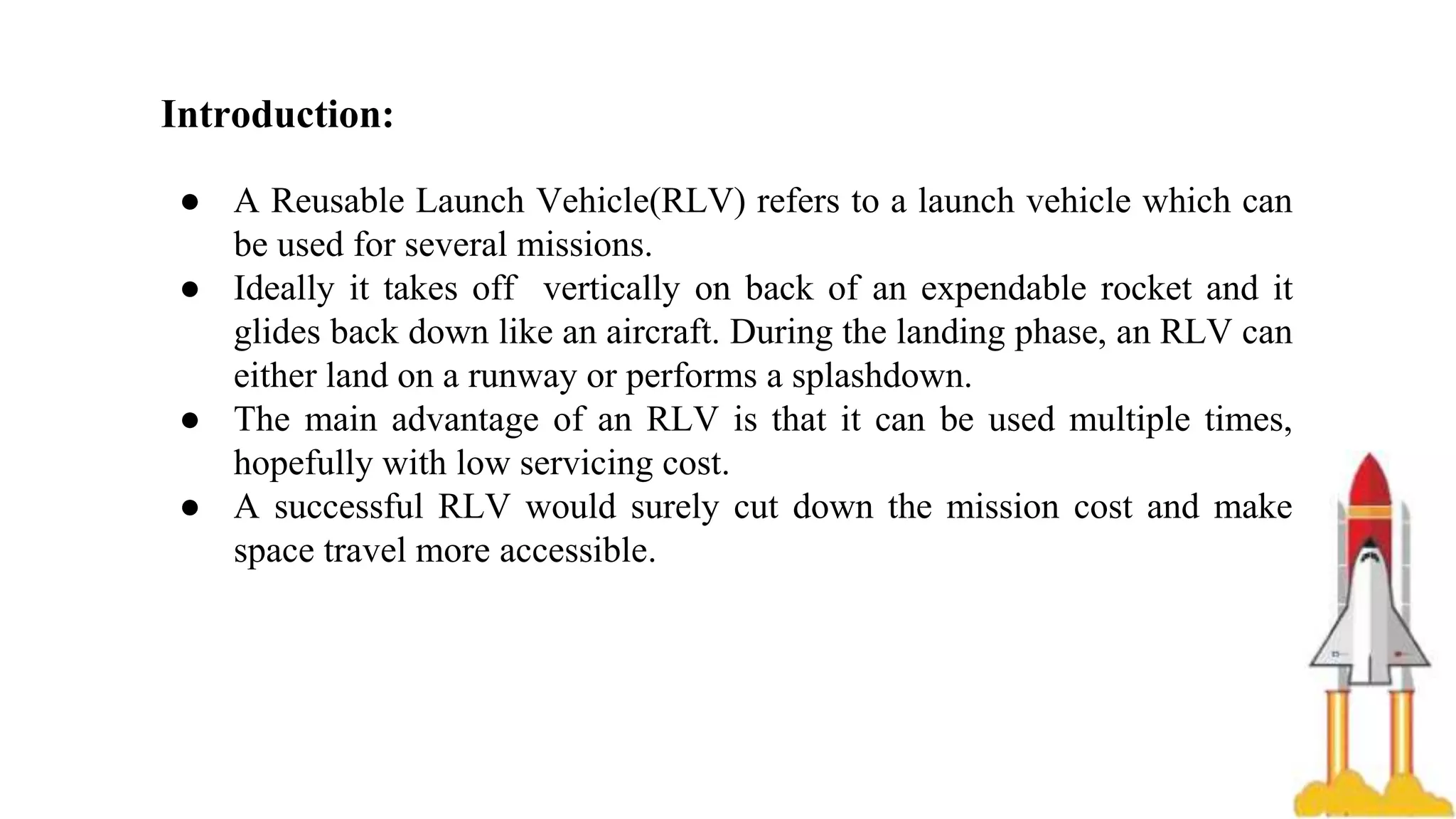 Reusable launch vehicles | PPTX