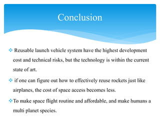 Reusable launch vehicle | PPTX
