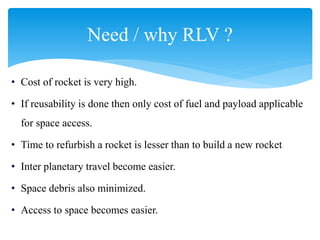 Reusable launch vehicle | PPTX