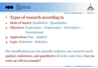 Research methodology 1 | PPTX