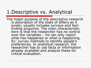 Rm 1 Intro Types Research Process | PPT