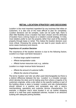 RETAIL MANAGEMENT | DOCX