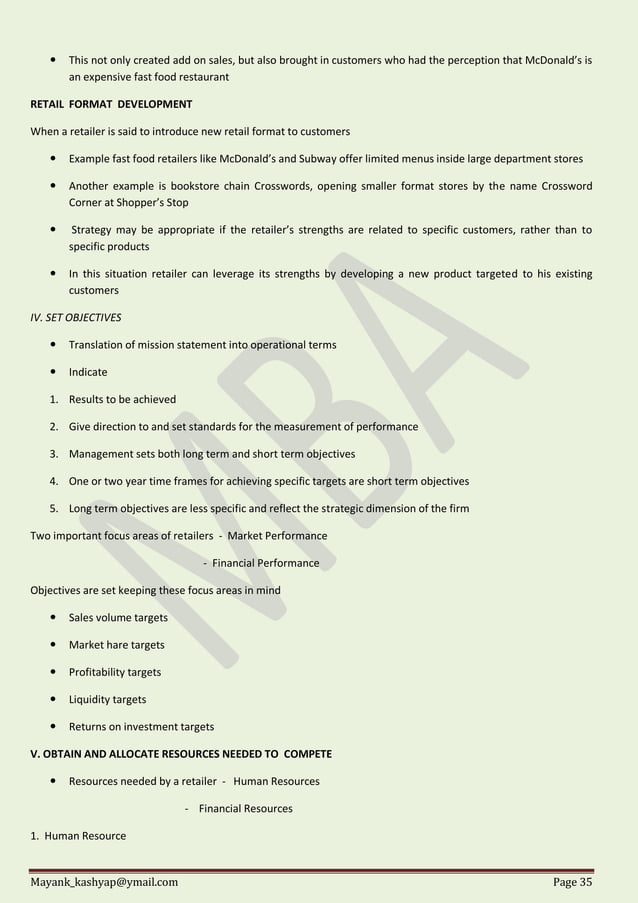 Retail management | PDF