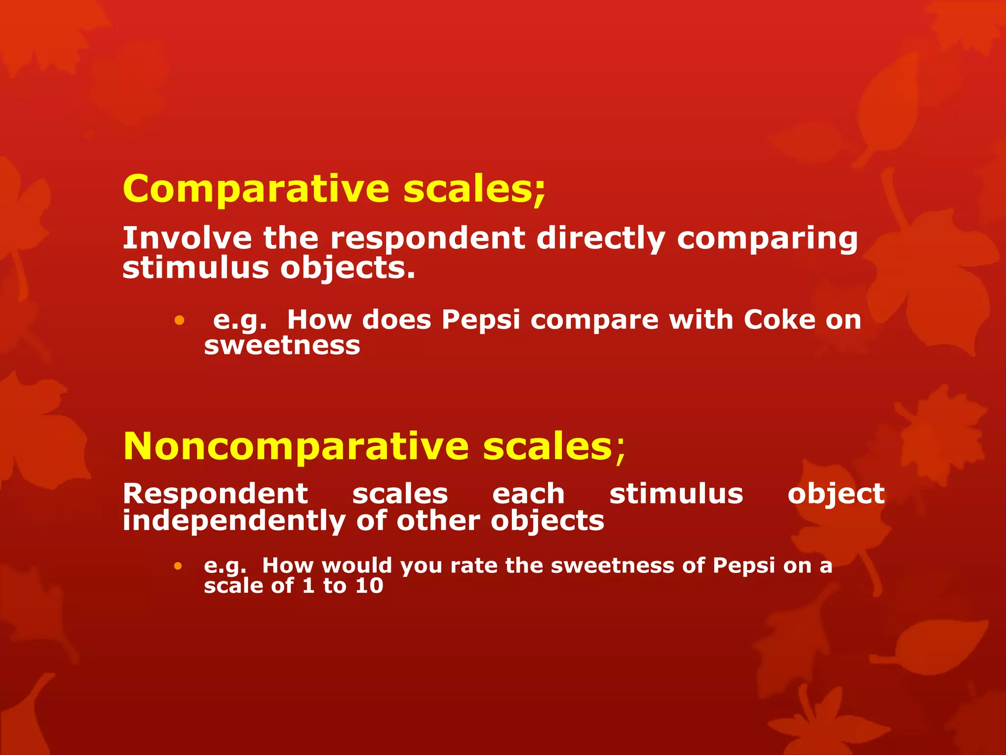 Measurement & scaling ,Research methodology | PPT Measurement & scaling ,Research methodology | PPT