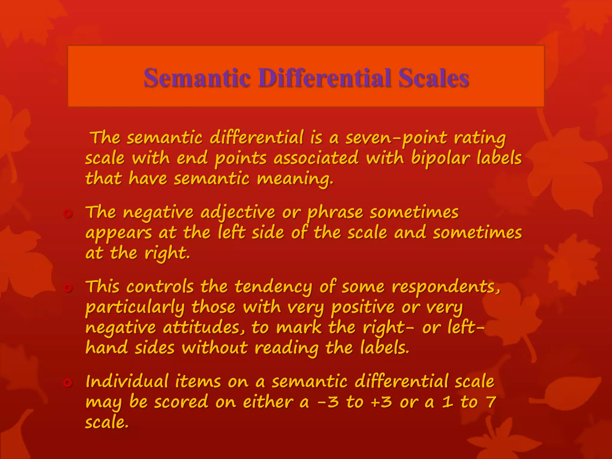 Measurement & scaling ,Research methodology | PPTX