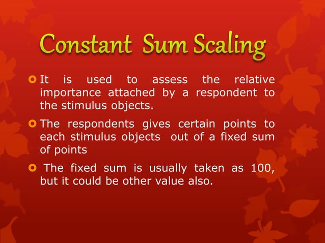 Measurement & scaling ,Research methodology | PPTX | Physics | Science