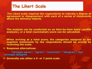 Measurement & scaling ,Research methodology | PPTX