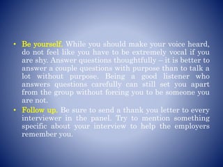 Individual Interview,Group Interview, Obervation | PPTX