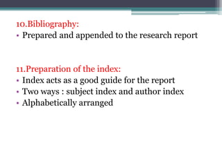 The Mechanics of Writing a Research Report | PPTX