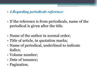The Mechanics of Writing a Research Report | PPTX