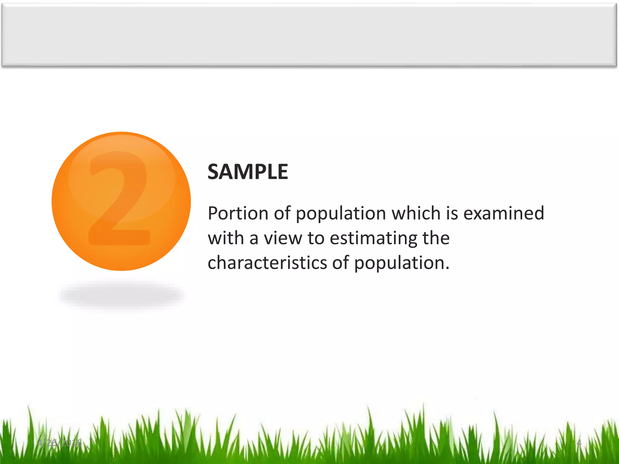 Introduction to Sample size decision | PPT