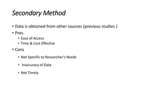 Research Methods Qualitative and Quantitative | PPTX