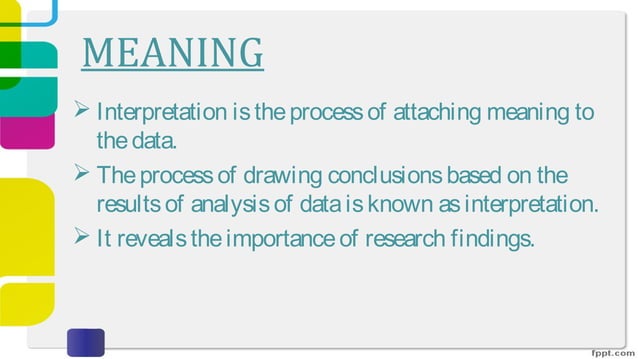 Interpretation | PPT