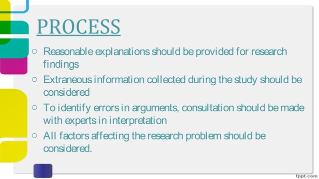 Interpretation | PPT