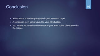 Steps of Scientific Paper | PPT