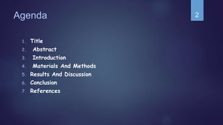 Steps of Scientific Paper | PPT