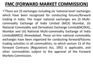 Contract specification and working of FMC | PPT