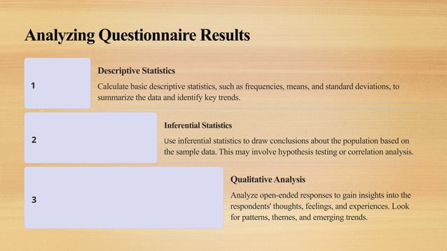 questionaire development in research method | PPTX