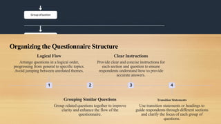 questionaire development in research method | PPTX