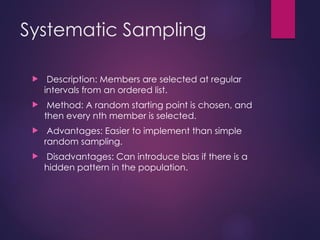 Types of probability sampling and its pros and cons.pptx