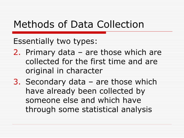Rm 5 Methods Of Data Collection | PPT