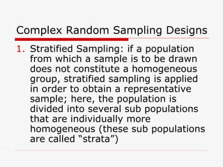 Rm 6 Sampling Design | PPT