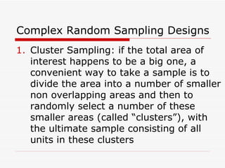 Rm 6 Sampling Design | PPT