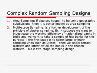 Rm 6 Sampling Design | PPT