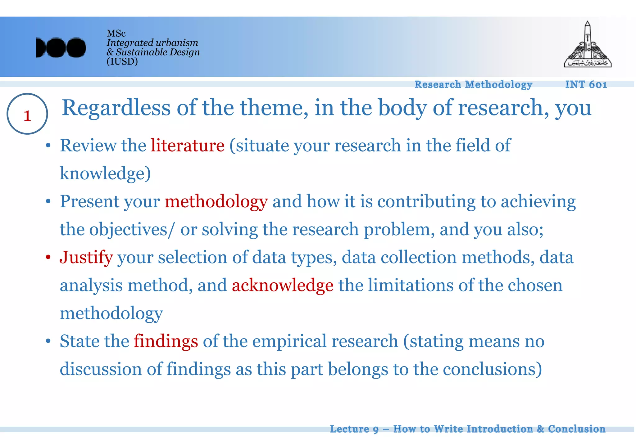 Research Methodology 9 | PPTX