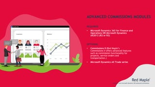Red Maple Advance Commisions | PPT