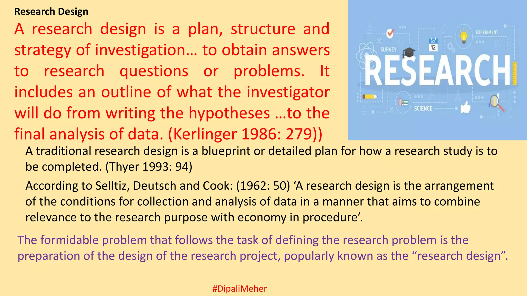 Formulation of Research Design | PPTX