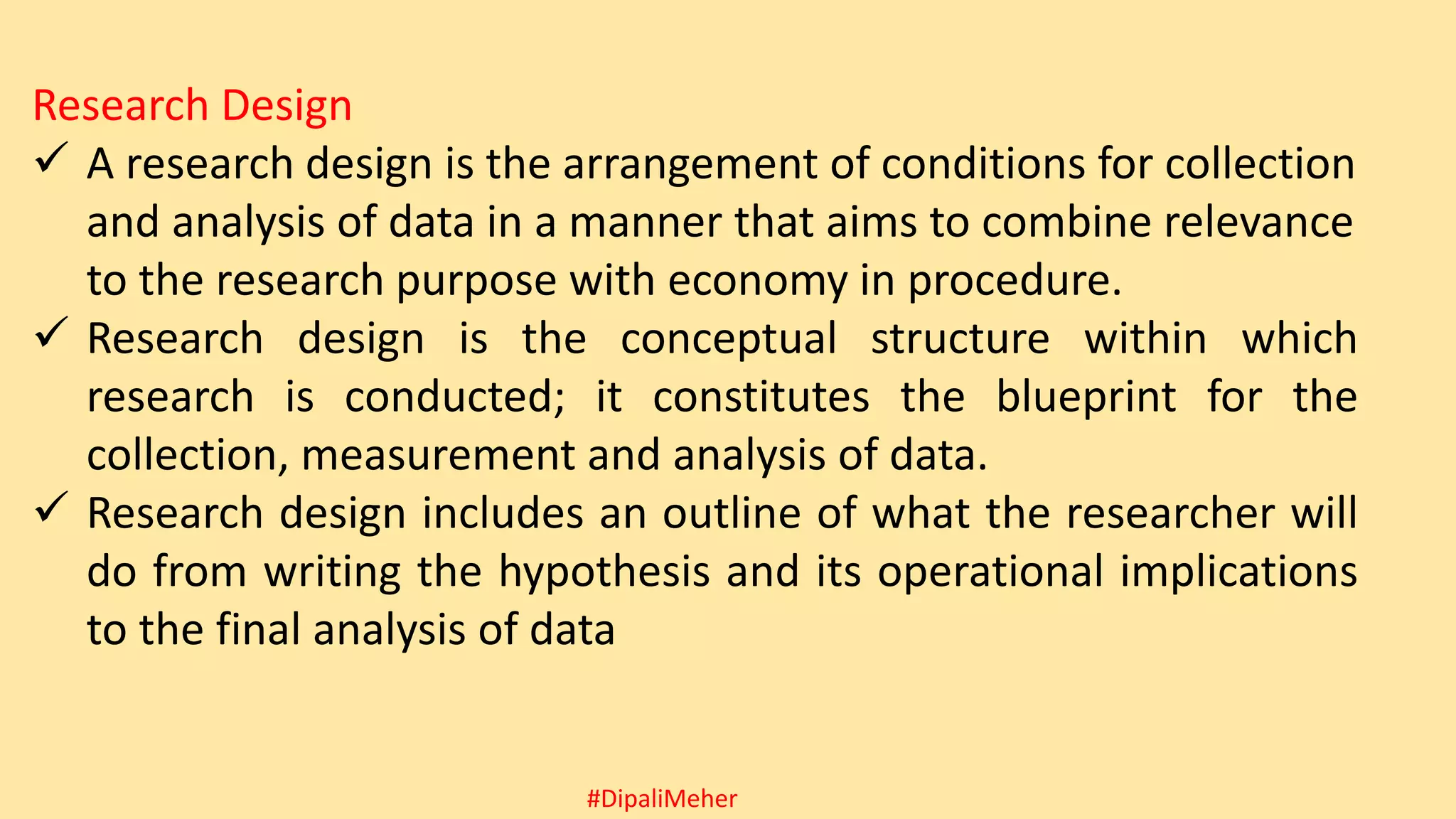 Formulation of Research Design | PPTX