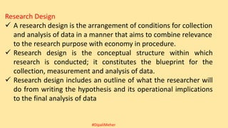 Formulation of Research Design | PPTX