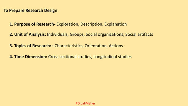 Formulation of Research Design | PPTX