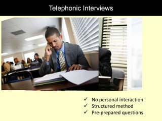 Data Collection by Interview Method | PPTX