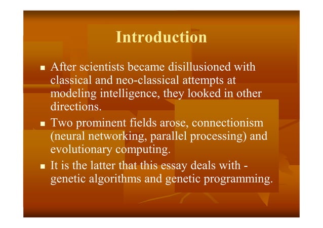 Rm 701 Genetic Algorithm And Fuzzy Logic Lecture Pdf