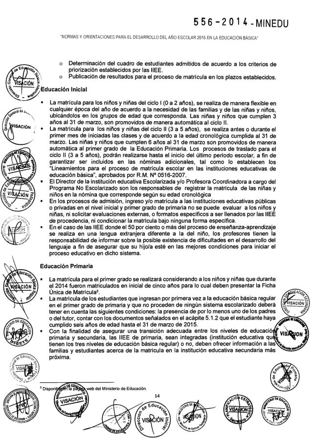 Rm minedu-556-2014 | PDF