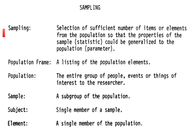 Rm 11 sampling By uma sekaran | PPT