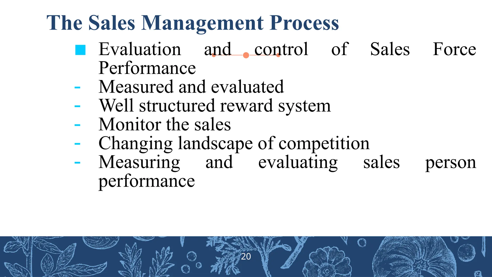 RM 1 module on introduction to sales management | PPT