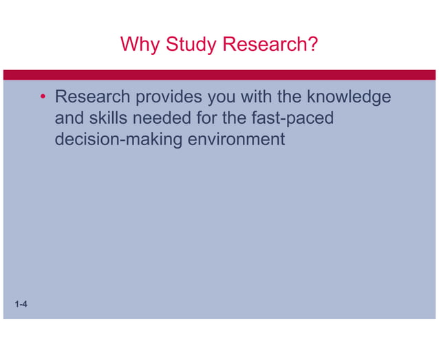 Rm1 research in business | PPT