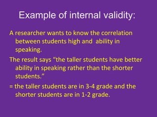 Validity Examples