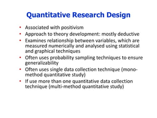 Chapter Five: Reserach Design | PPT