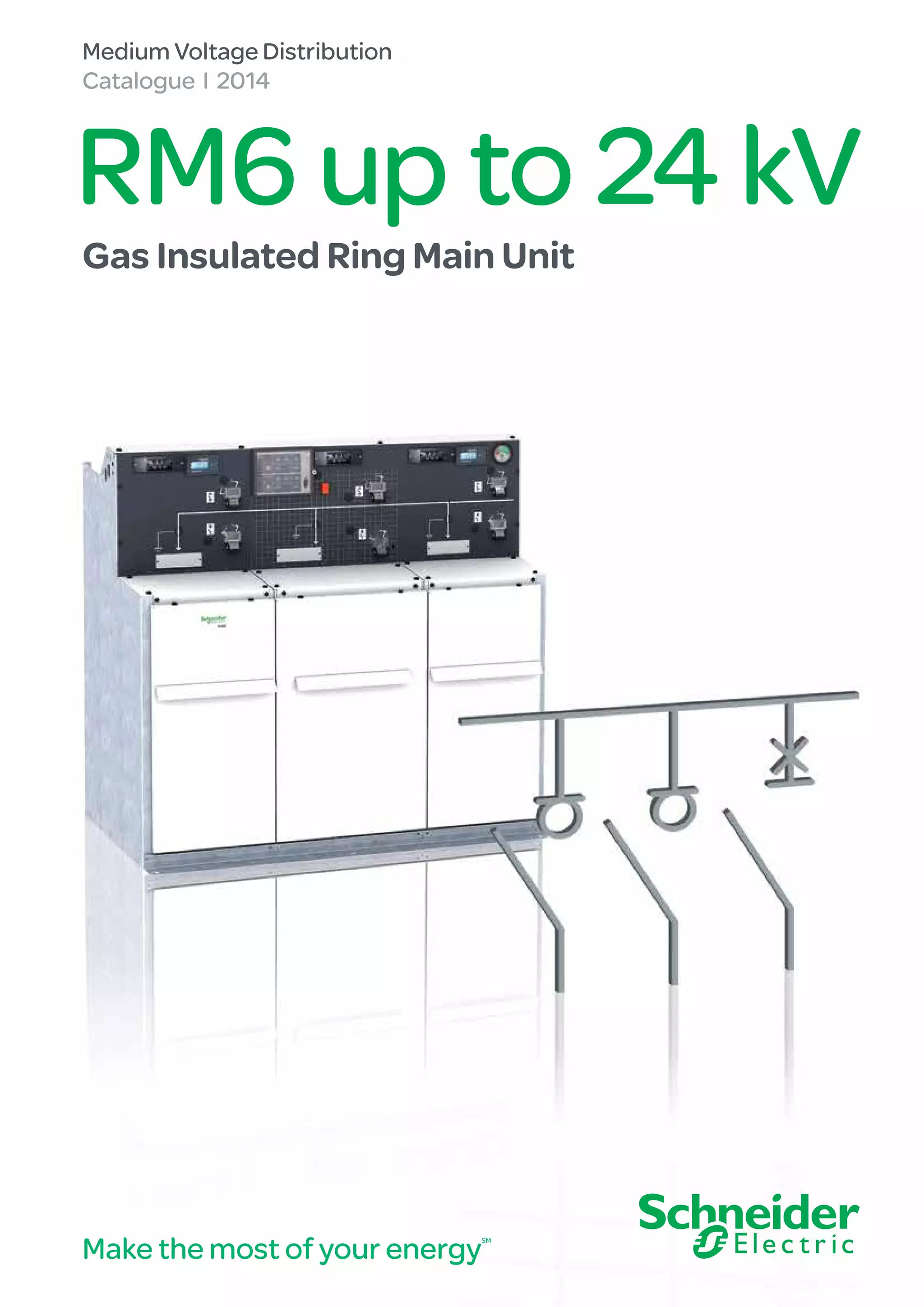 Schneider RM6 - MV Medium Voltage Compact Switchboard (Ring Main Unit) up to 24kV | PDF